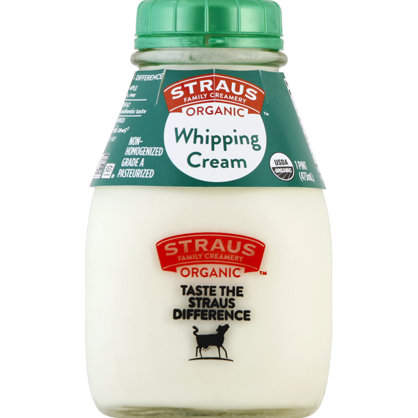 Straus Family Creamery Whipping Cream Same-Day Delivery or Pickup ...
