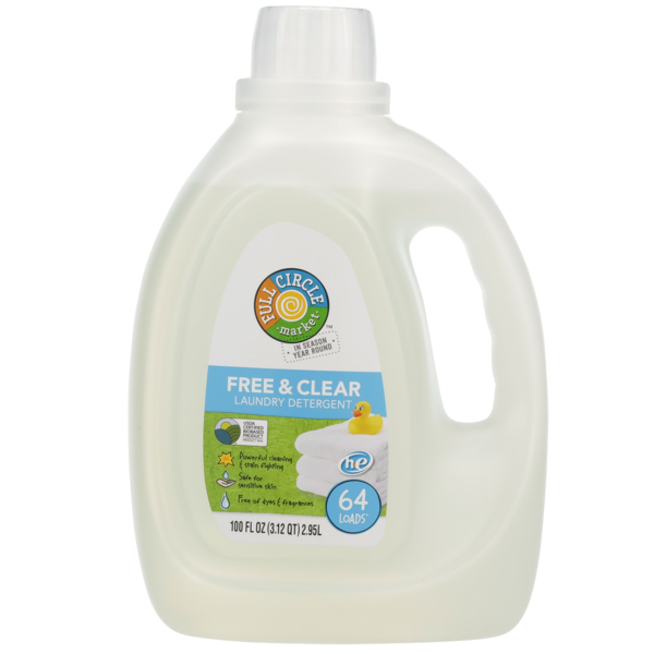 Full Circle Laundry Detergent, Free & Clear (100 fl oz) - Instacart