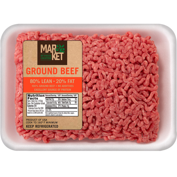 PICS 3# 80/20 Fine Ground Beef Same-Day Delivery or Pickup | Market 32 ...