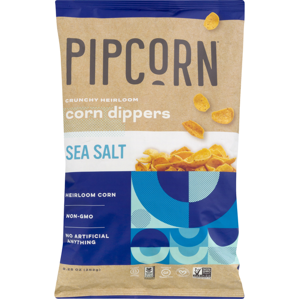 Pipcorn Corn Dippers, Crunchy Heirloom, Sea Salt (9.25 oz) - Instacart