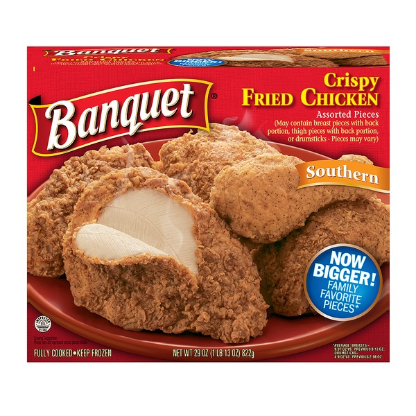 Banquet Crispy Fried Chicken Southern (29 oz) - Instacart