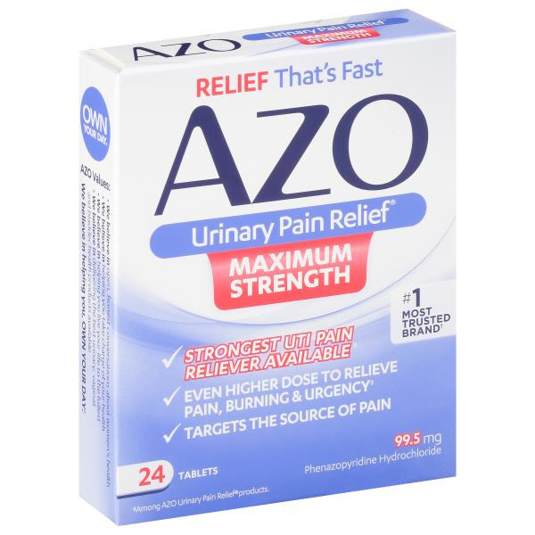 Azo Urinary Pain Relief Max Strength Same-Day Delivery or Pickup | Publix