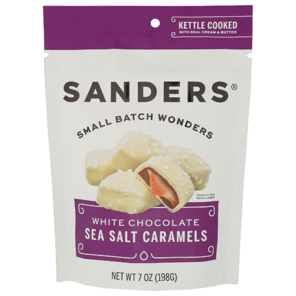 Sanders Fine Chocolates White Chocolate Sea Salt Caramels Same-Day ...