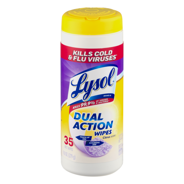 Stop & Shop Lysol Citrus Scent Dual Action Wipes Same-Day Delivery or ...