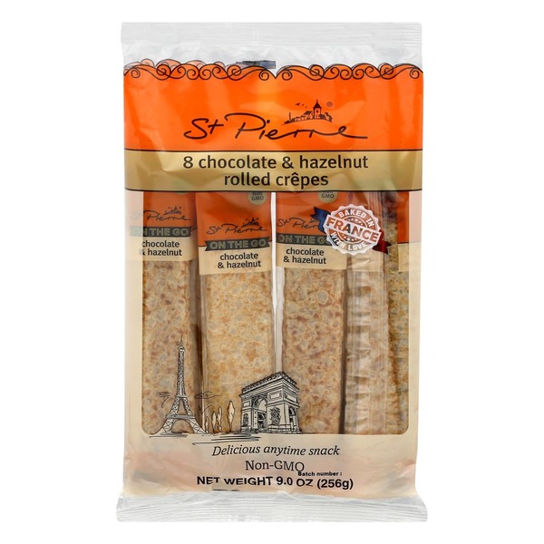 St. Pierre Rolled Crepes, Chocolate & Hazelnut (8 each) - Instacart