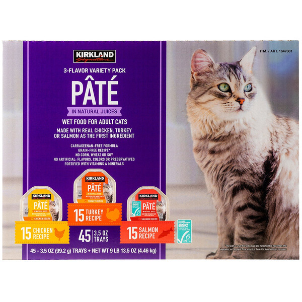 Costco Kirkland Signature Pate Cat Food Variety Pack Same-Day Delivery ...