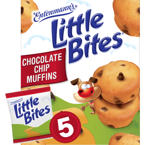 Entenmann's Little Bites, 5 packs, Chocolate Chip Mini Muffins Same-Day ...