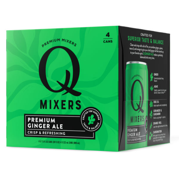 Safeway Q Mixers Ginger Ale, Premium Cocktail Mixer Pickup | Instacart