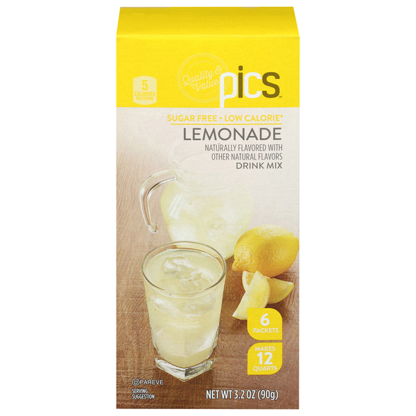 PICS Sugar Free Low Calorie Lemonade Drink Mix Same-Day Delivery or ...