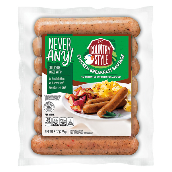 Never Any! Country Style Breakfast Chicken Sausage Same-Day Delivery or ...