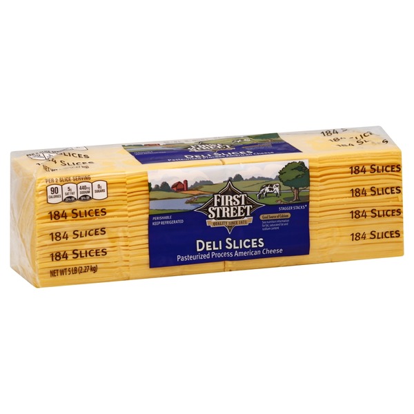 Smart & Final First Street American Pasteurized Process Cheese Deli ...