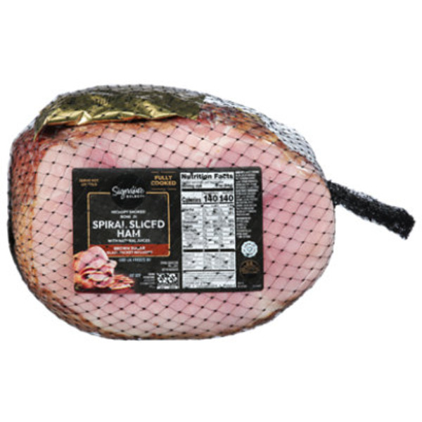 Safeway Signature SELECT Spiral Ham With Natural Juices Same-Day ...