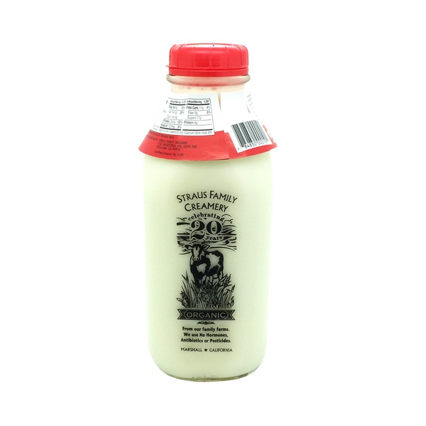 Straus Family Creamery Organic Whole Milk (32 oz) from Rainbow Grocery ...