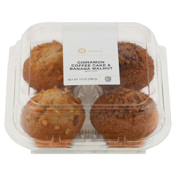 Publix Publix Bakery Muffins, Cinnamon Coffee Cake & Banana Walnut Same ...