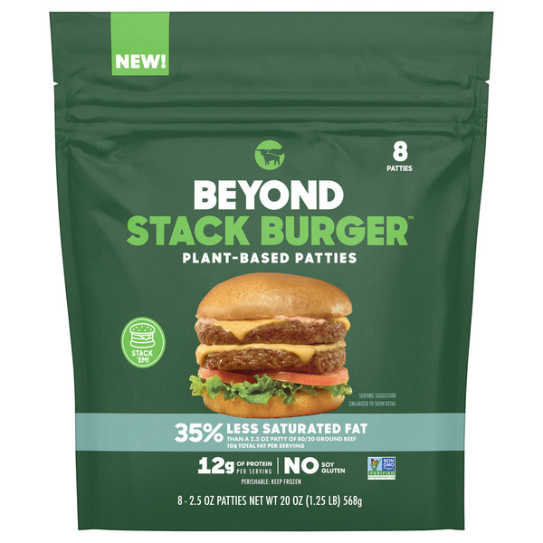 Wegmans Beyond Patties, Plant-Based, Stack Burger Same-Day Delivery or ...