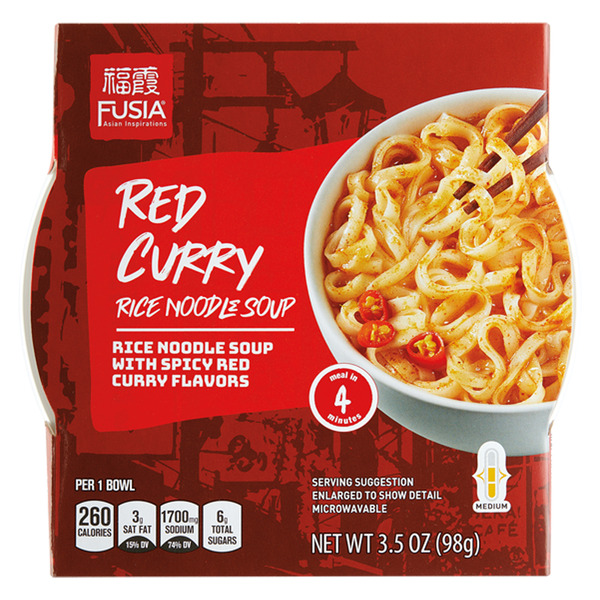Fusia Red Curry Rice Noodle Bowl Same-Day Delivery or Pickup | ALDI