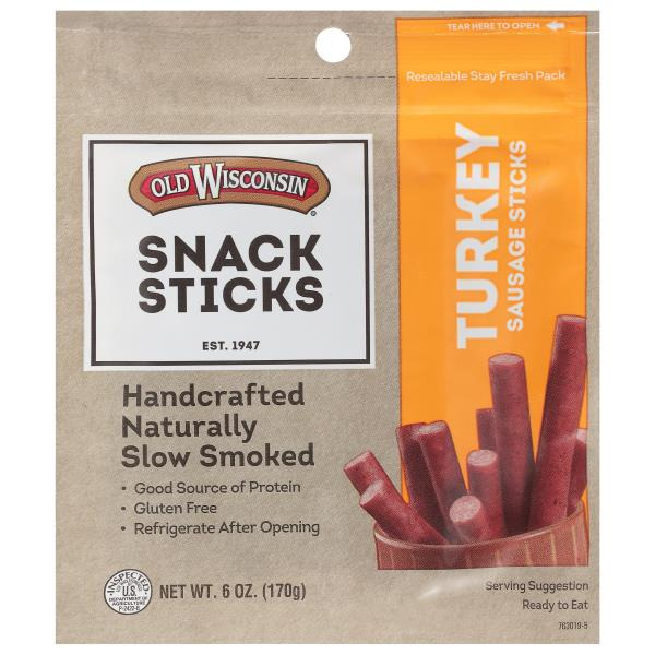 Publix Old Wisconsin Snack Sticks, Turkey, Sausage Sticks Same-Day ...