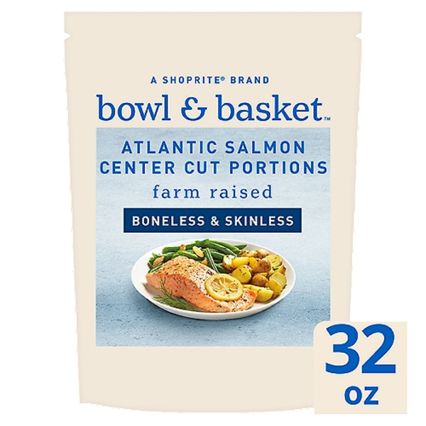 ShopRite Bowl & Basket Atlantic Salmon Center Cut Portions Boneless ...
