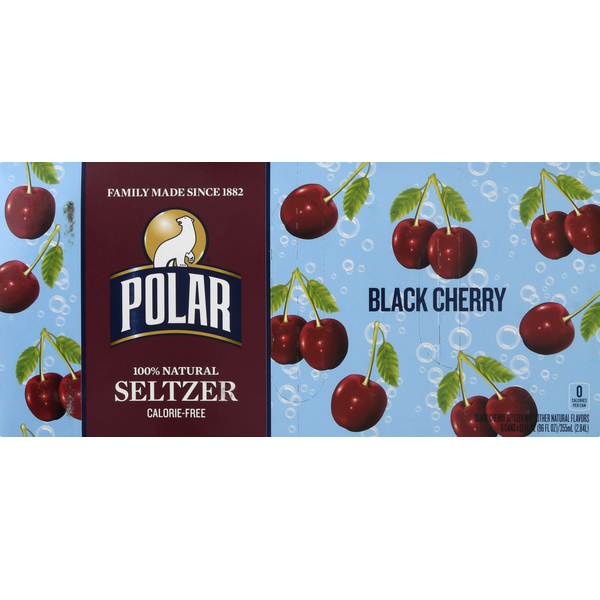Polar Seltzer, Black Cherry (8 each) - Instacart