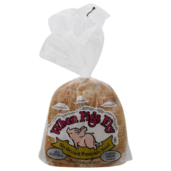 When Pigs Fly Bread, Six Grain & Pumpkin Seed (20 oz) - Instacart