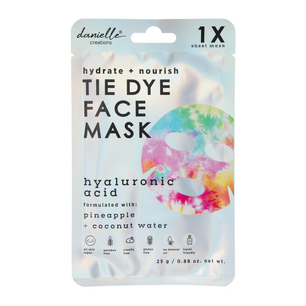 Five Below Danielle Creations Tye Dye Printed Face Mask Same-Day ...
