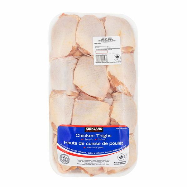 Costco Kirkland Signature Bone-In Chicken Thighs Same-Day Delivery ...