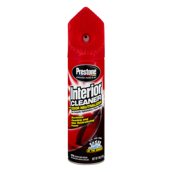 Prestone Interior Cleaner with Odor Neutralizer (18 oz) - Instacart