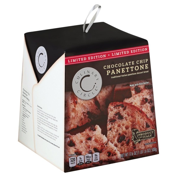 Culinary Circle Panettone, Chocolate Chip (17.6 oz) - Instacart