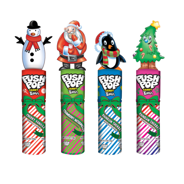 Push Pop Santa's Workshop Push pop Toppers Candy (0.03125 lb) - Instacart