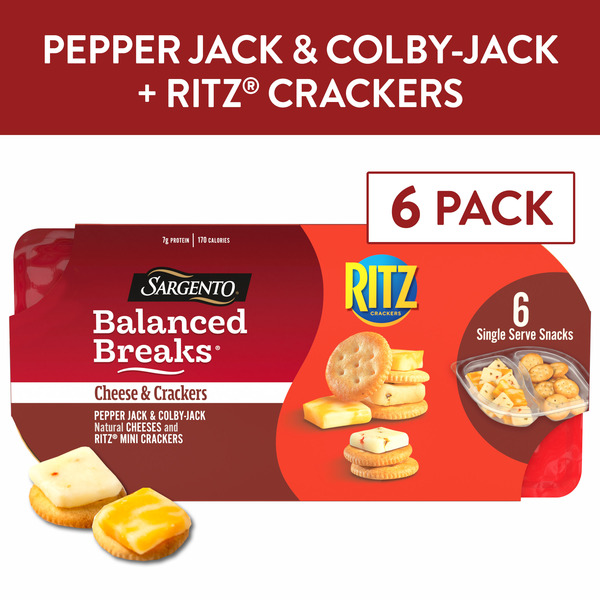 Sargento Balanced Breaks® Cheese & Crackers, Natural Pepper Jack ...