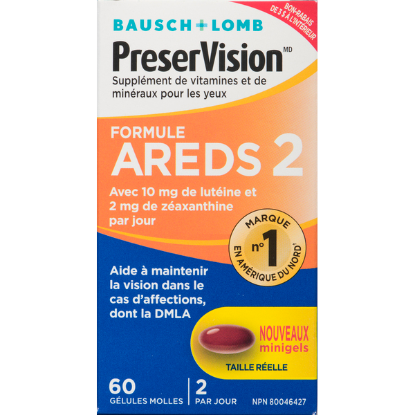 PreserVision® AREDS 2 Vitamin & Mineral Supplement Same-Day Delivery ...
