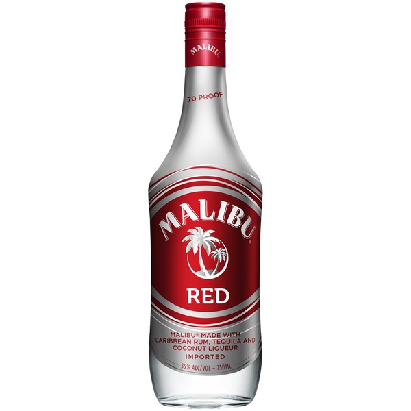 Malibu Red Rum (750 ml) - Instacart