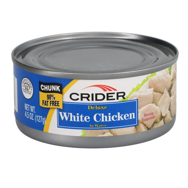 Crider Deluxe White Chicken In Water Same-Day Delivery | Dollar Tree