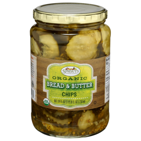 Sprouts Farmers Market Sprouts Organic Bread & Butter Pickle Chips ...