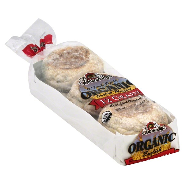 Barowskys English Muffin, 12 Grain, Box (6 ct) - Instacart