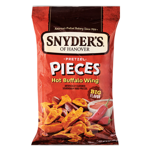 ALDI Snyder's of Hanover Hot Buffalo Wing Flavored Pretzel Pieces Same ...