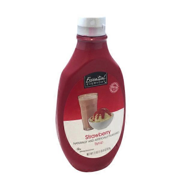 Essential Everyday Syrup, Strawberry (22 oz) - Instacart