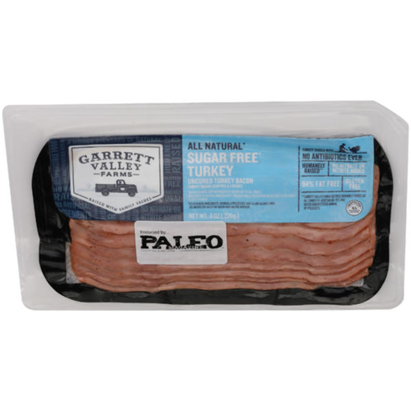 Sprouts Farmers Market Wellshire Sugar Free Uncured Turkey Bacon Same ...