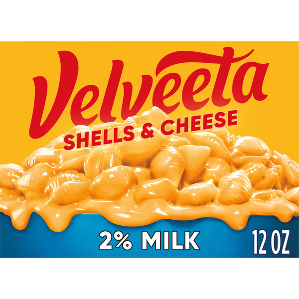 VELVEETA Shells & Cheese Mac & Cheese with 2% Milk Cheese Meal Same-Day ...