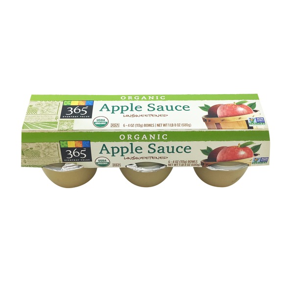 365 organic applesauce