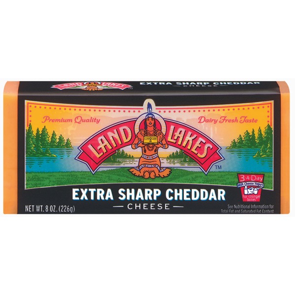 Land O Lakes® Cheddar Extra Sharp Yellow Cheese (8 oz) - Instacart