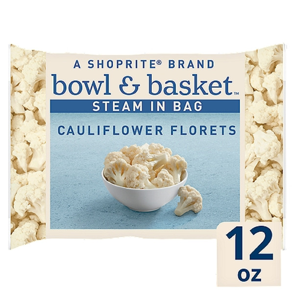 ShopRite Bowl & Basket Steam In Bag Cauliflower Florets Same-Day ...