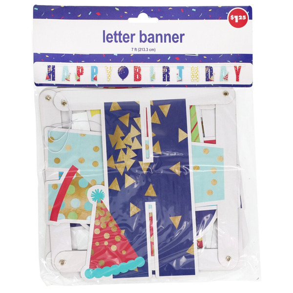 Dollar Tree Birthday Banner