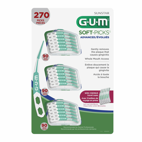 G U M Soft-Picks Advanced Dental Picks Same-Day Delivery | Costco