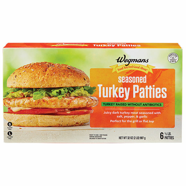 Wegmans Wegmans Seasoned Turkey Patties Same-Day Delivery or Pickup ...