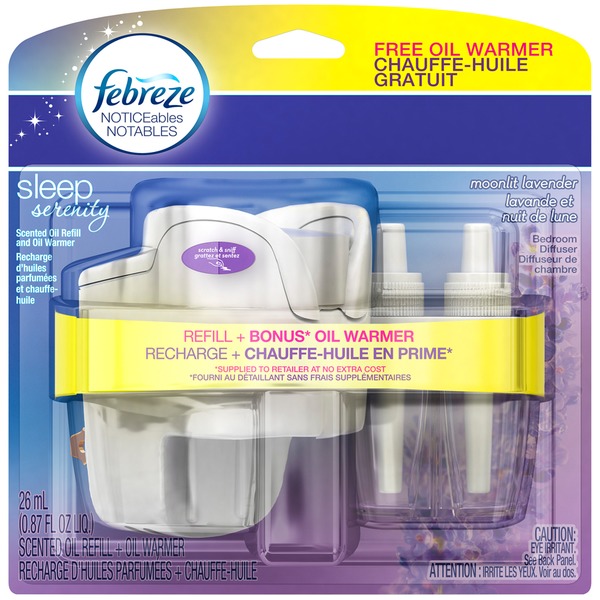 Febreze Noticeables Sleep Serenity Bedroom Diffuser Moonlit Lavender ...