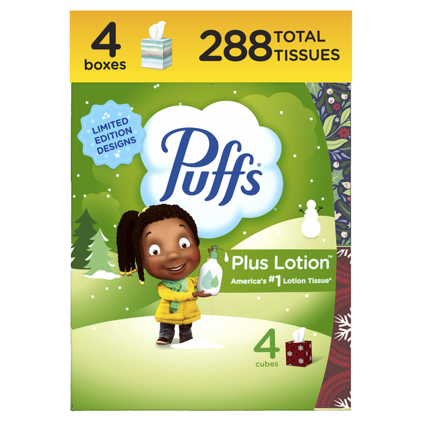 Puffs Plus Lotion Facial Tissue Same-Day Delivery or Pickup | Publix