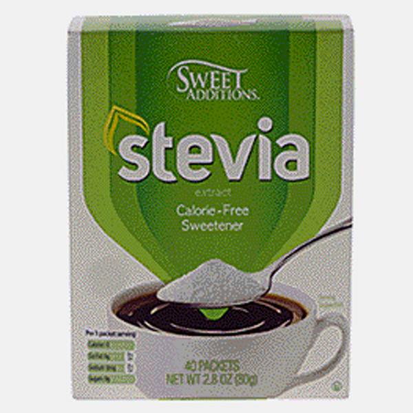 Sweet Additions Stevia Calorie-Free Sweetener, 40 Pack Same-Day ...