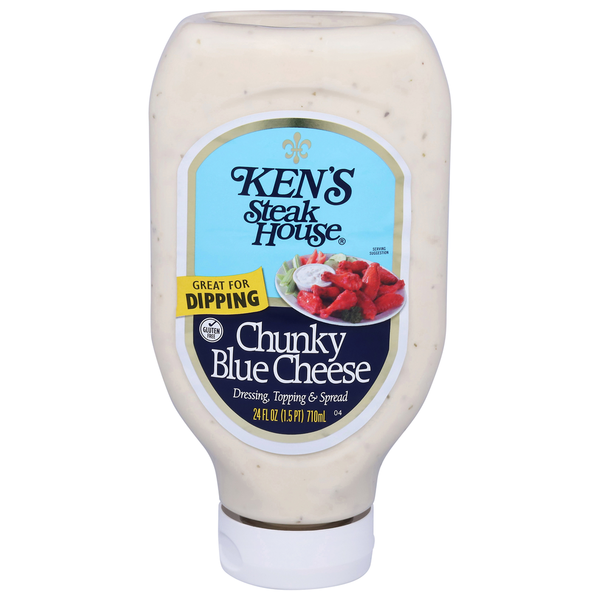 Ken's Steak House Dressing, Topping & Spread, Chunky Blue Cheese Same ...