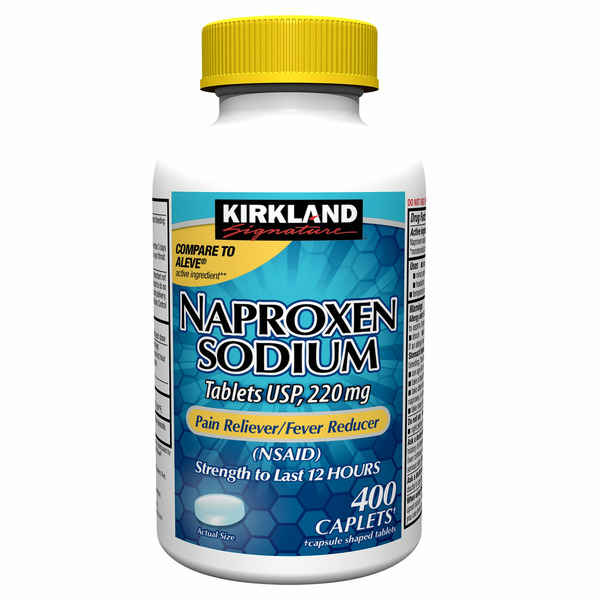 Kirkland Signature Naproxen Sodium, 220 mg, 400 Caplets Same-Day ...